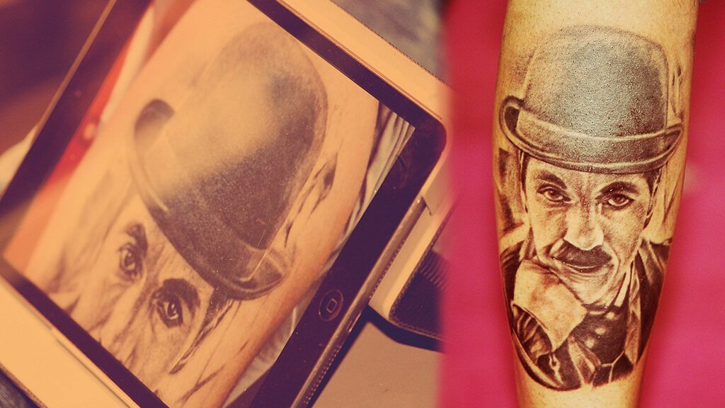 Charles Chaplin Tattoos